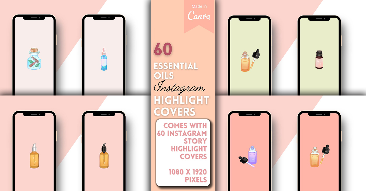 Essential Oils IG Highlight Covers – MasterBundles