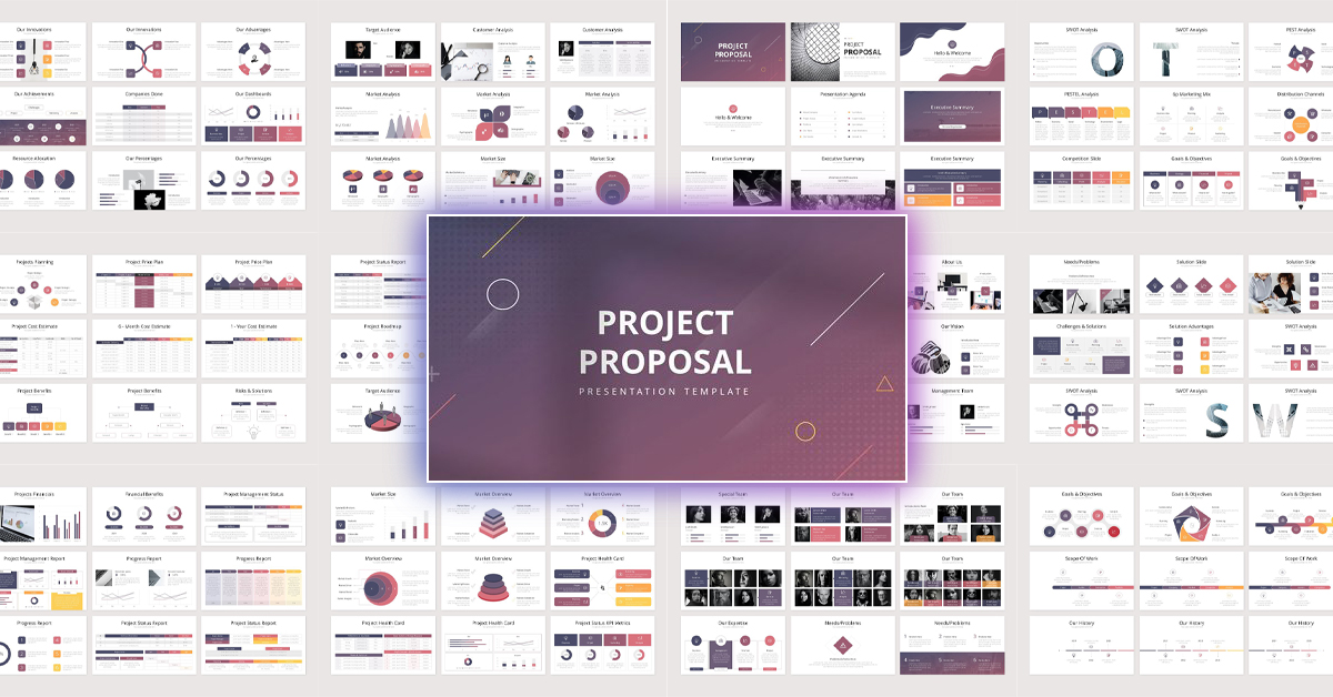 Project Proposal PowerPoint Template PPTX – MasterBundles