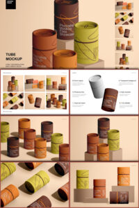 Tube Mockup Set – MasterBundles