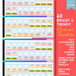 Trendy Bright Pinterest Templates – MasterBundles