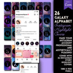 Alphabet Galaxy Instagram Highlights – MasterBundles