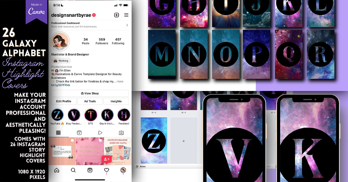 Alphabet Rates On Instagram