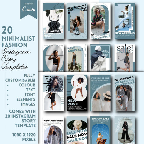 Minimalist Fashion IG Story Template – MasterBundles