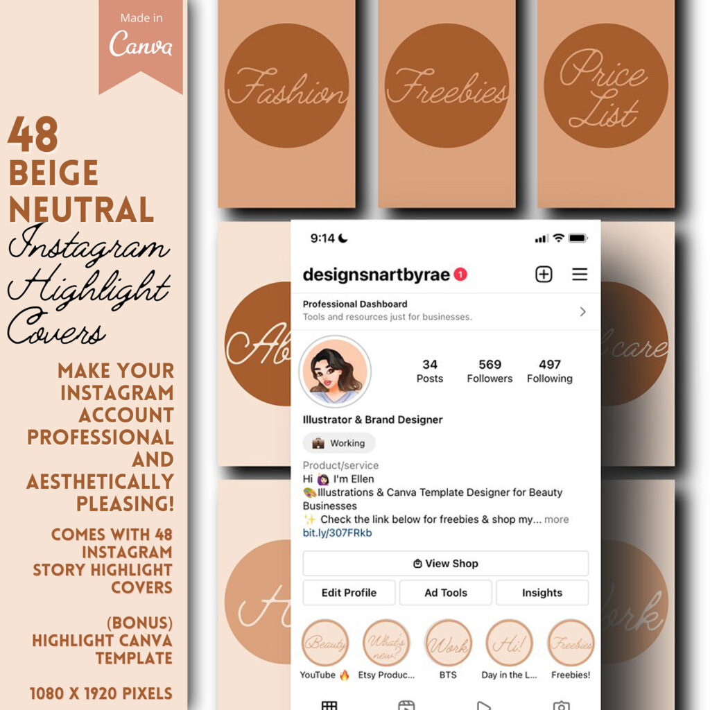 Neutral Instagram Highlight Icons – MasterBundles