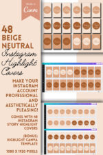 Neutral Instagram Highlight Icons – MasterBundles