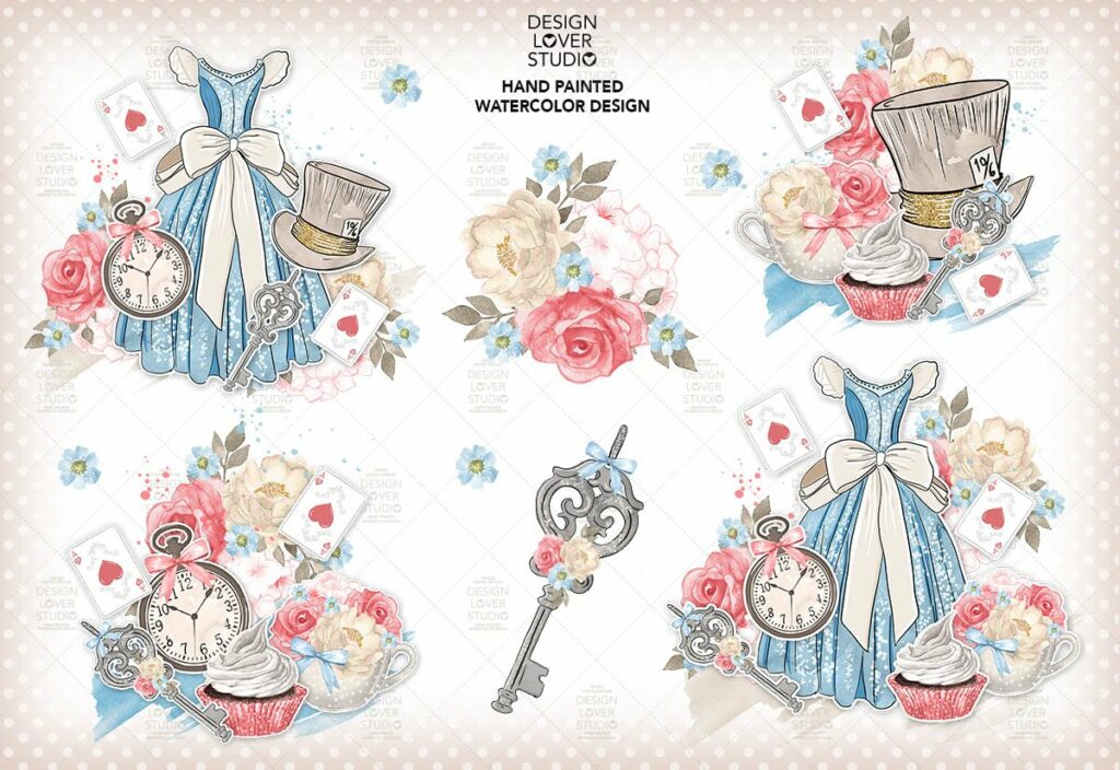 Alice In Wonderland Design – MasterBundles