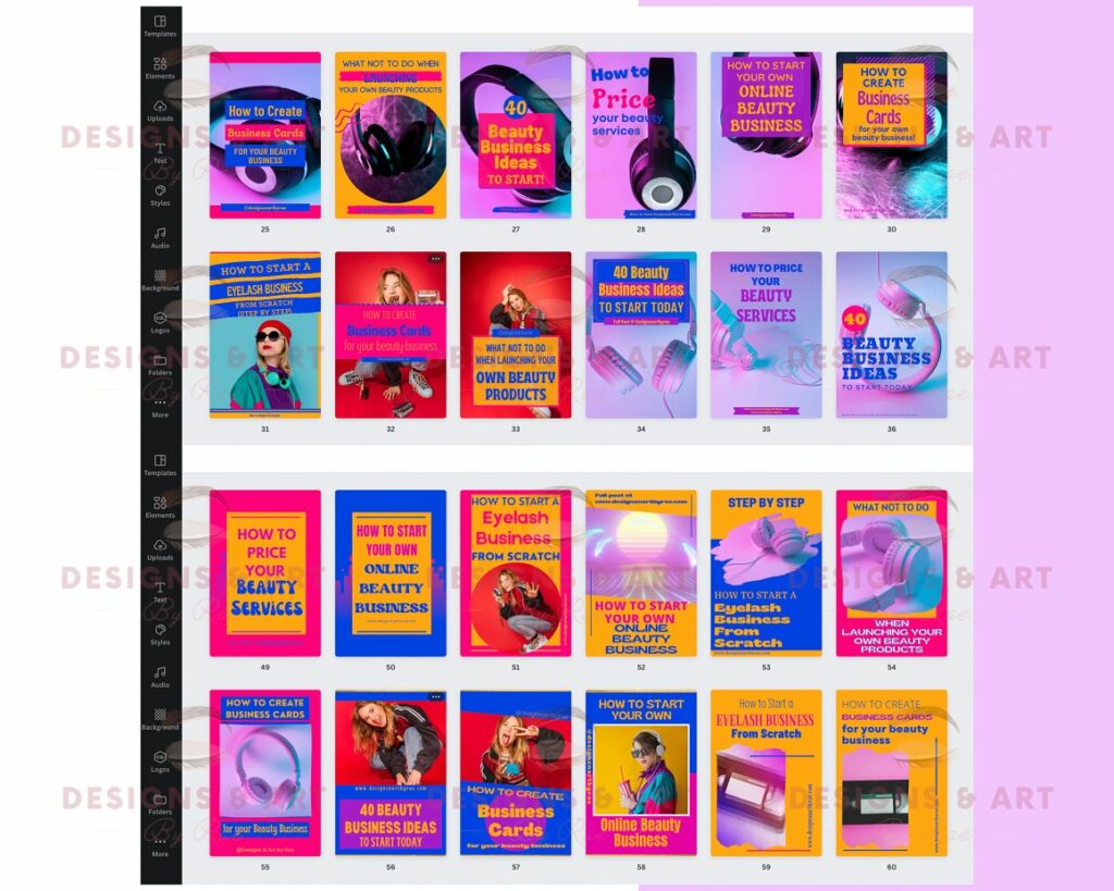 100 Retro Pinterest Templates – MasterBundles
