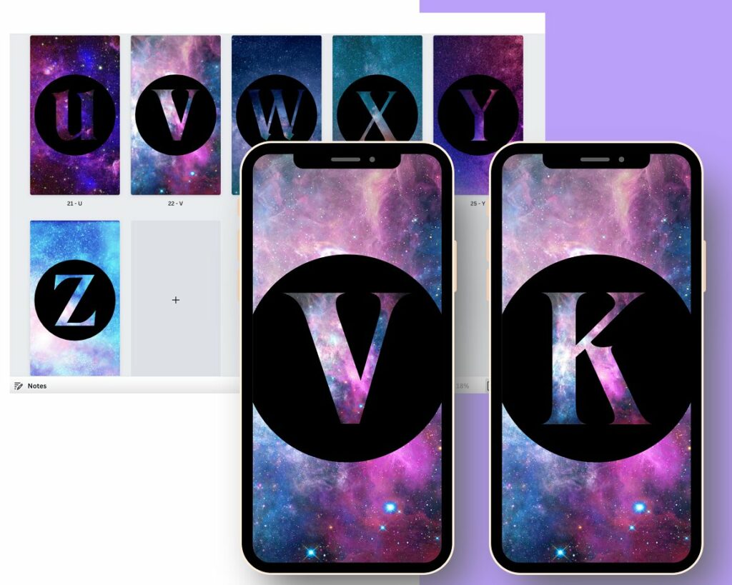 Alphabet Galaxy Instagram Highlights – MasterBundles