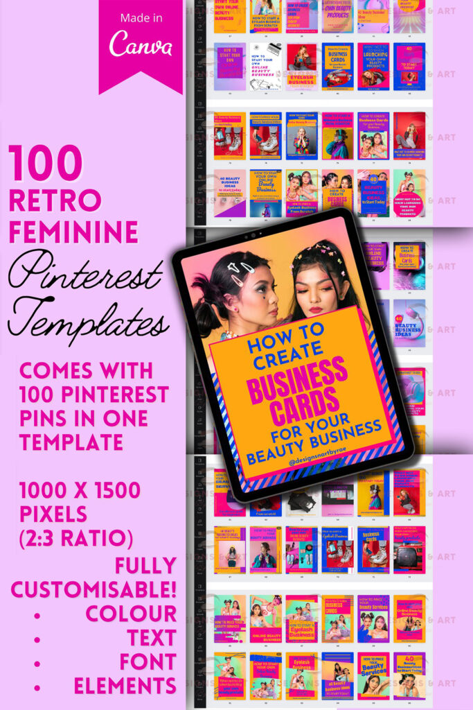 100 Retro Pinterest Templates – MasterBundles
