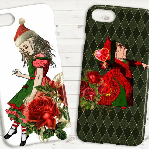 Christmas Alice In Wonderland Clipart | MasterBundles