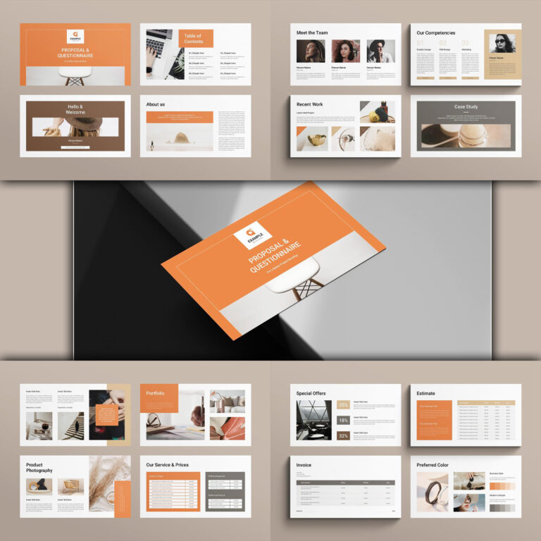 Proposal & Questionnaire Template – MasterBundles