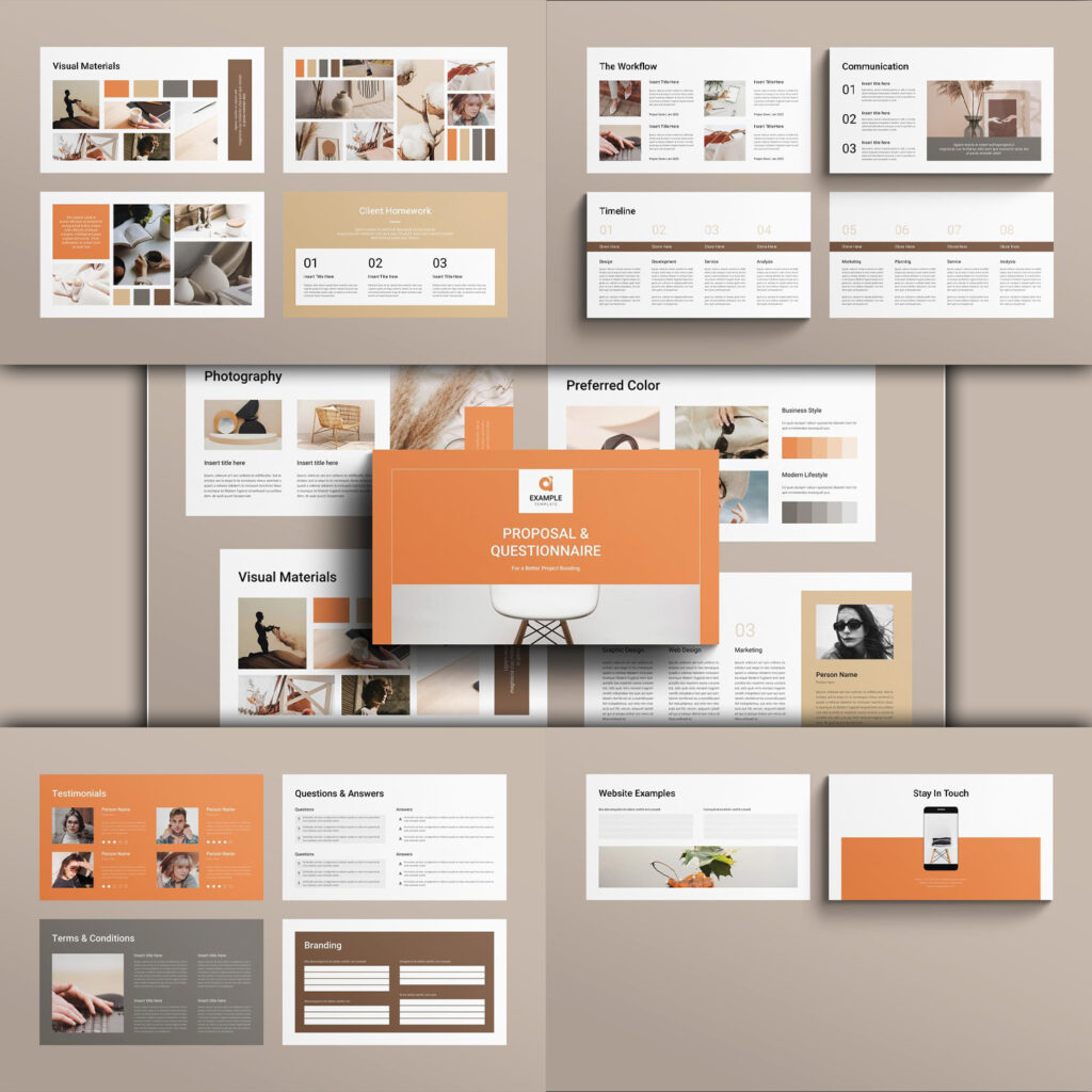Proposal & Questionnaire Template – MasterBundles