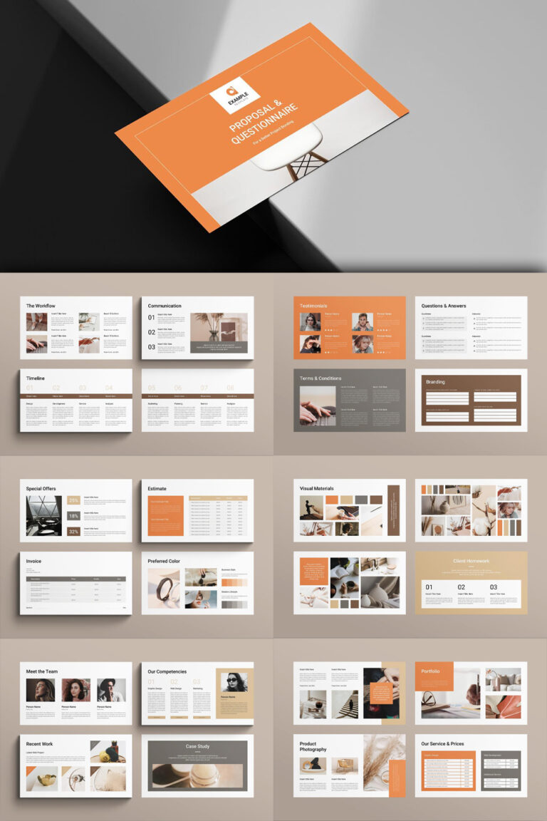 Proposal & Questionnaire Template – MasterBundles