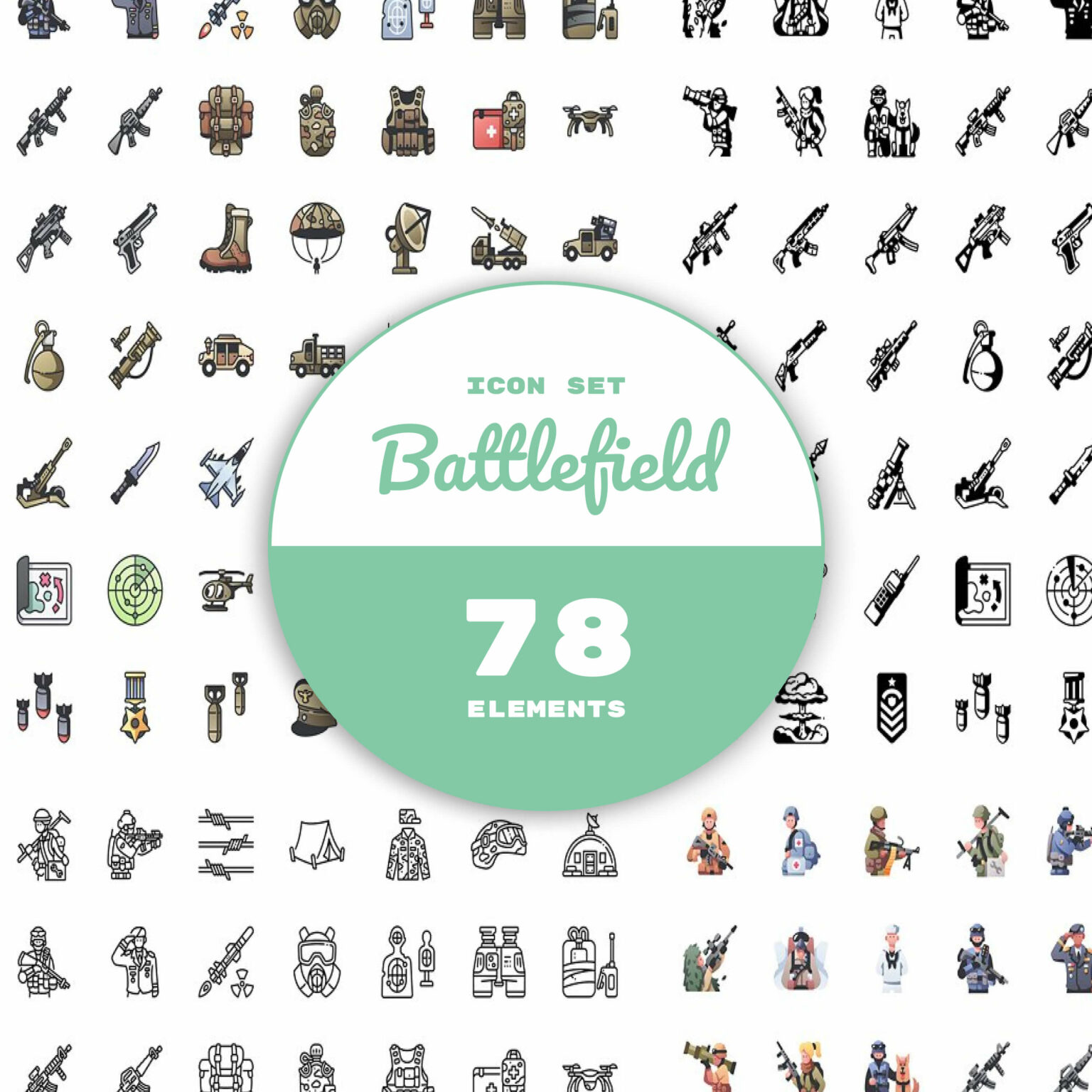 20 Fitness Icon Set – MasterBundles