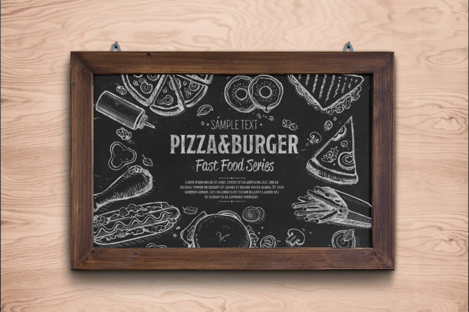 Fast Food Hand Draw Illustration Set – MasterBundles