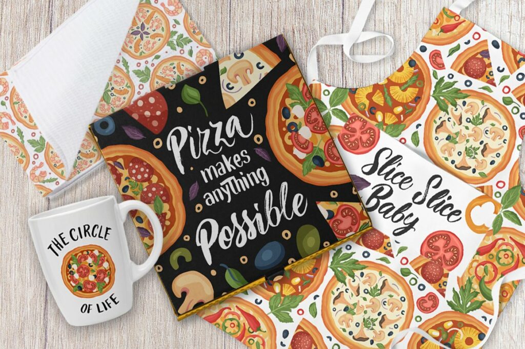 Pizza Set. Creator Ready Designs. – MasterBundles