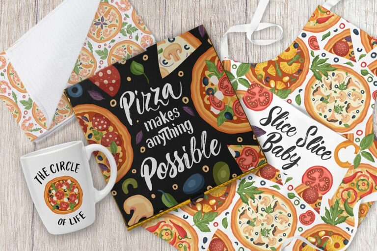 Pizza Set. Creator Ready Designs. – MasterBundles