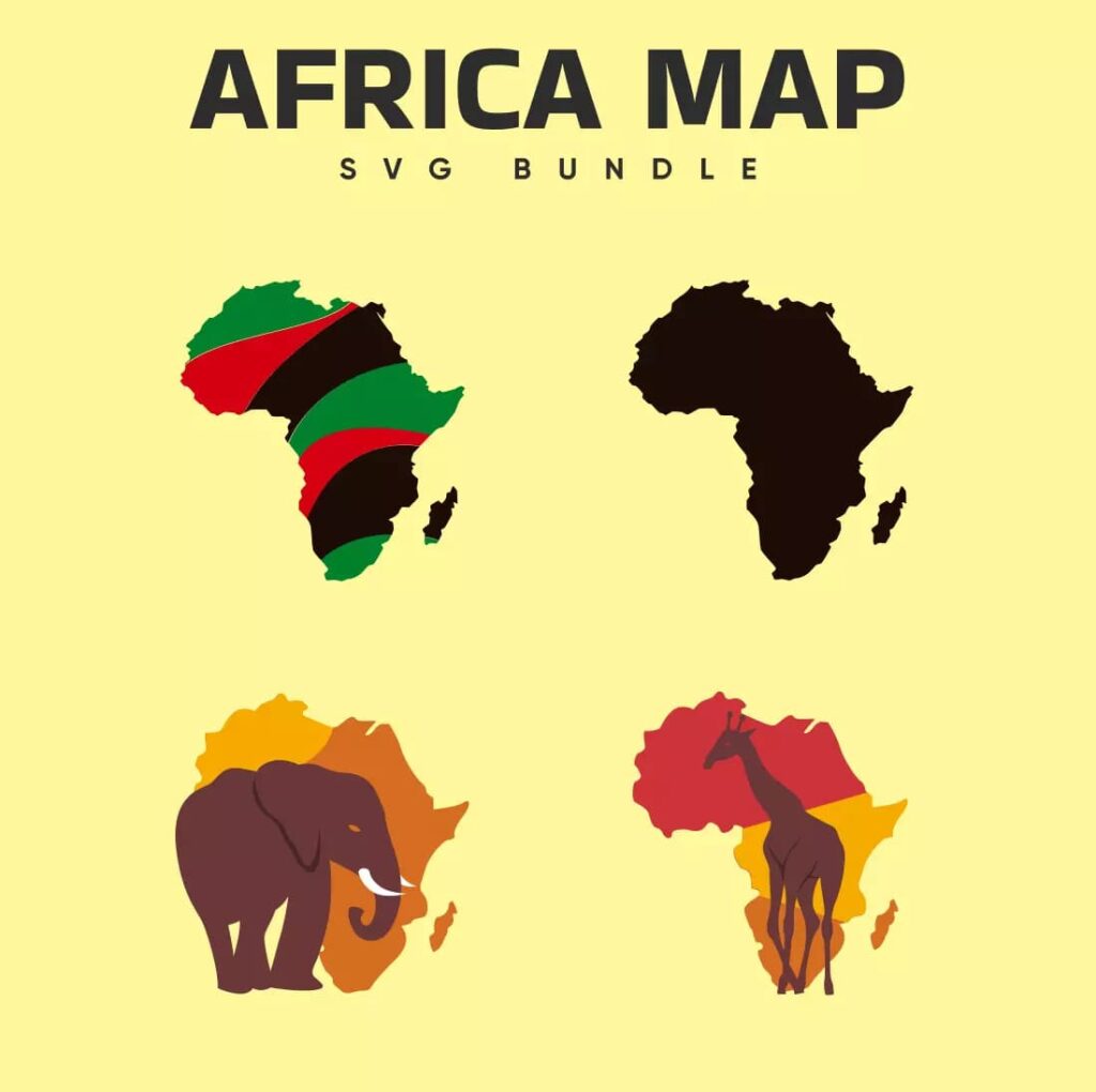 Giant Africa SVG & PNG Files Bundle – MasterBundles