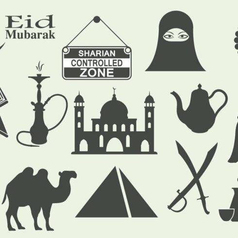 Arabic Icons Set | Master Bundles