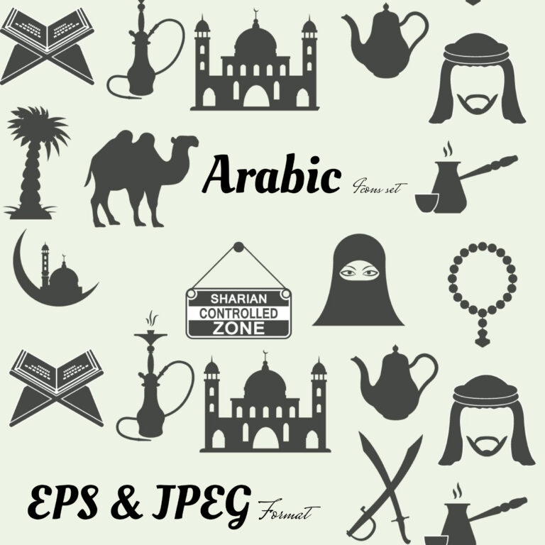 Arabic Icons Set – MasterBundles