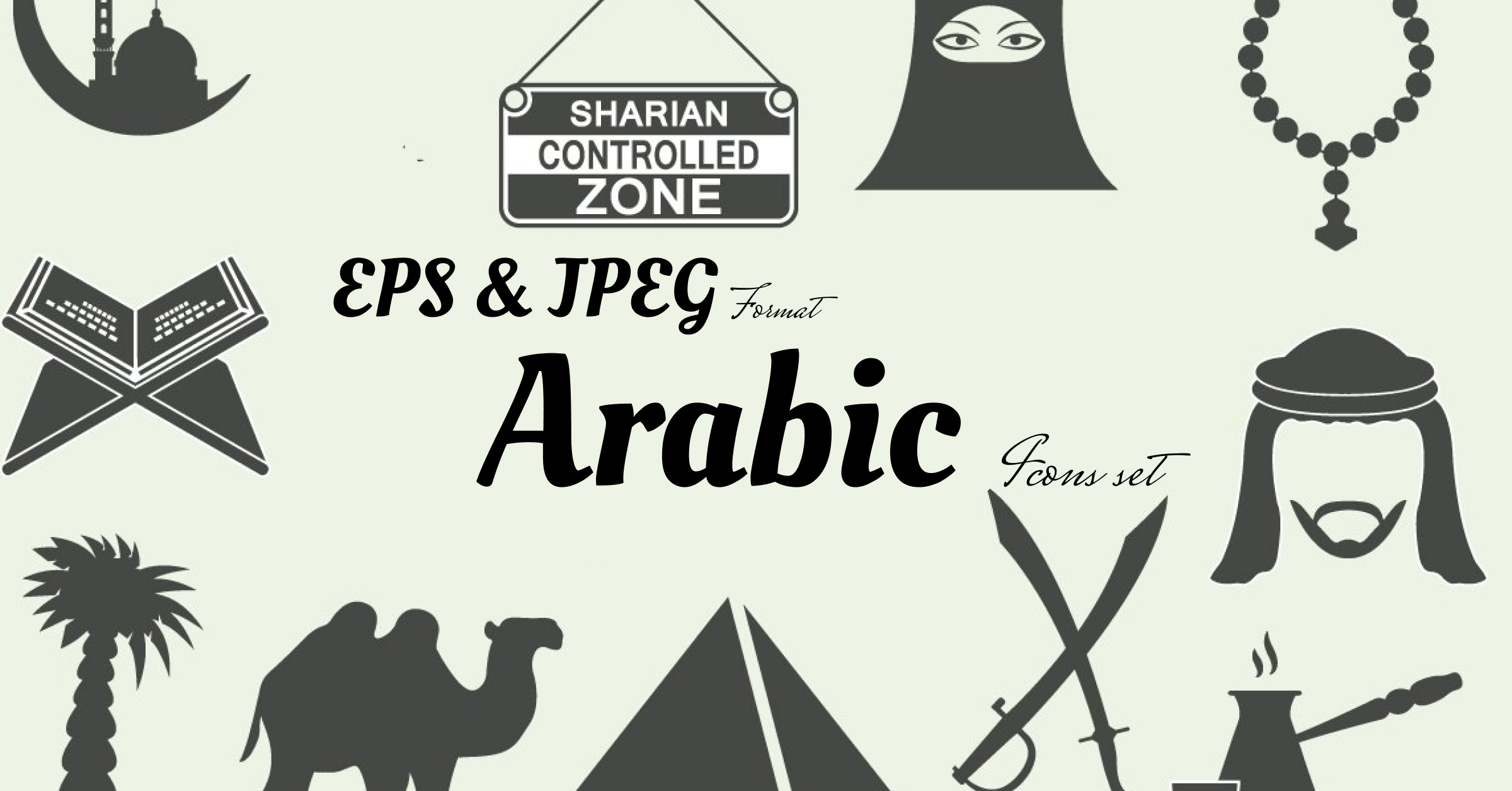 Arabic Icons Set – MasterBundles