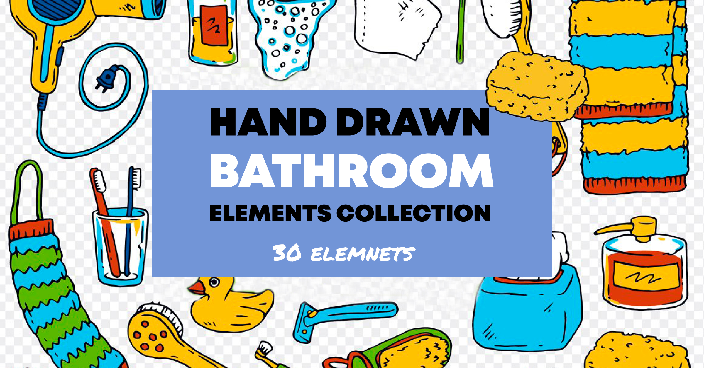 Bathroom Elements Collection – MasterBundles