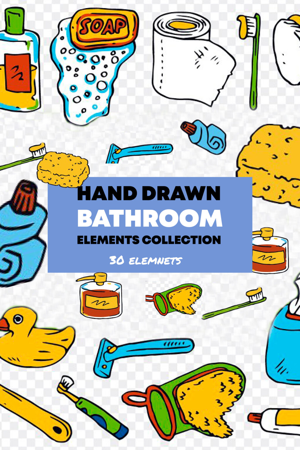 Bathroom Elements Collection – MasterBundles