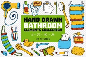 Bathroom Elements Collection – MasterBundles
