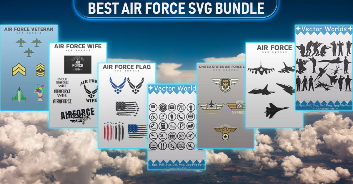 Best Air Force SVG Bundle – MasterBundles