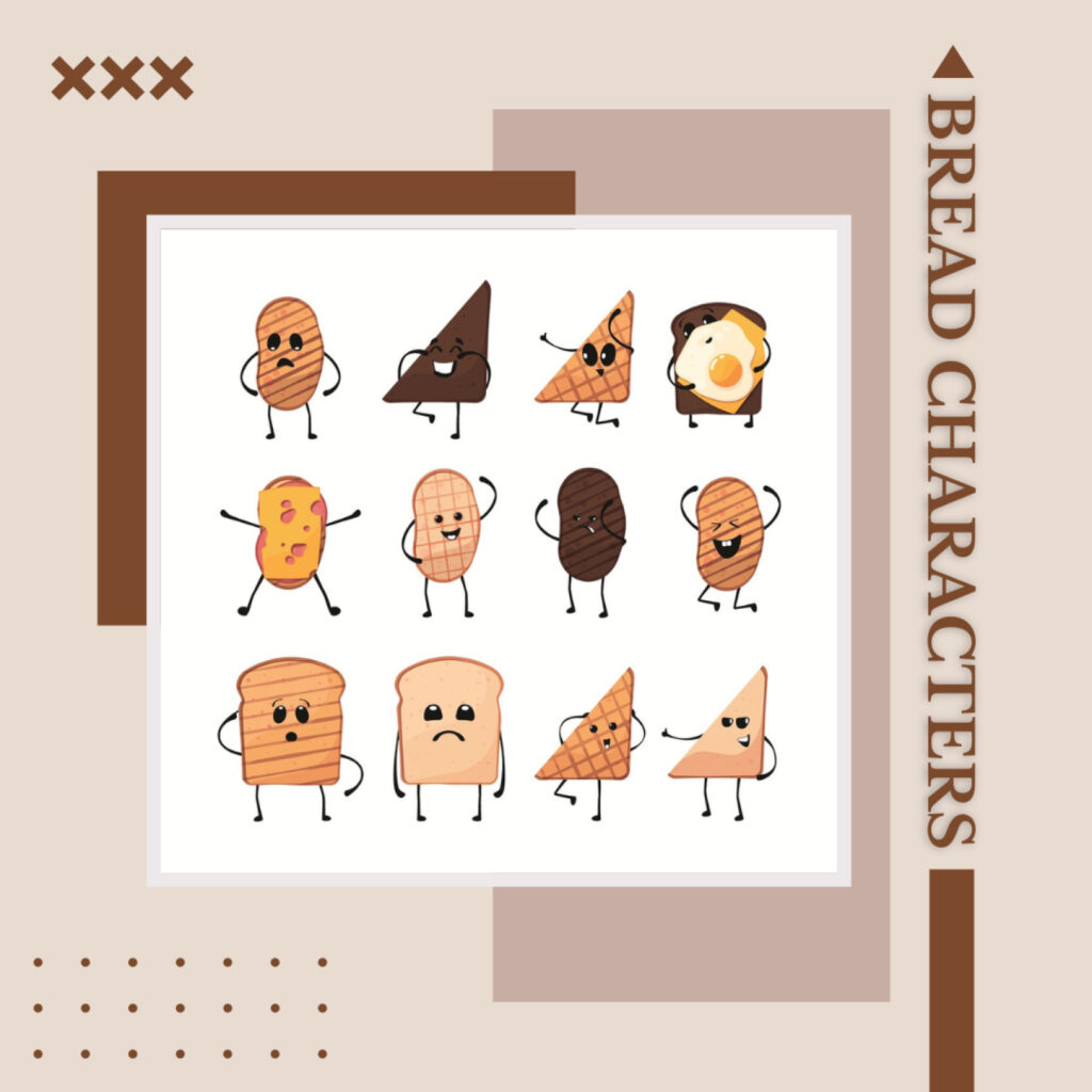 50 Donut Character and Mascot Collection Illustration | Master Bundles