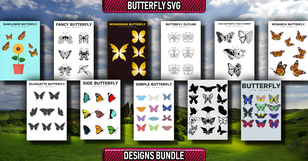 Butterfly SVG Designs Bundle – MasterBundles