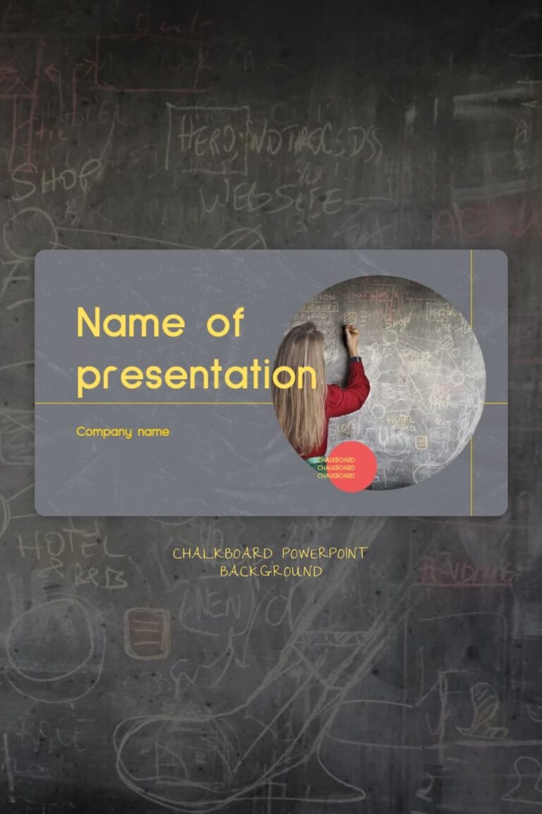 Chalkboard Powerpoint Background – MasterBundles