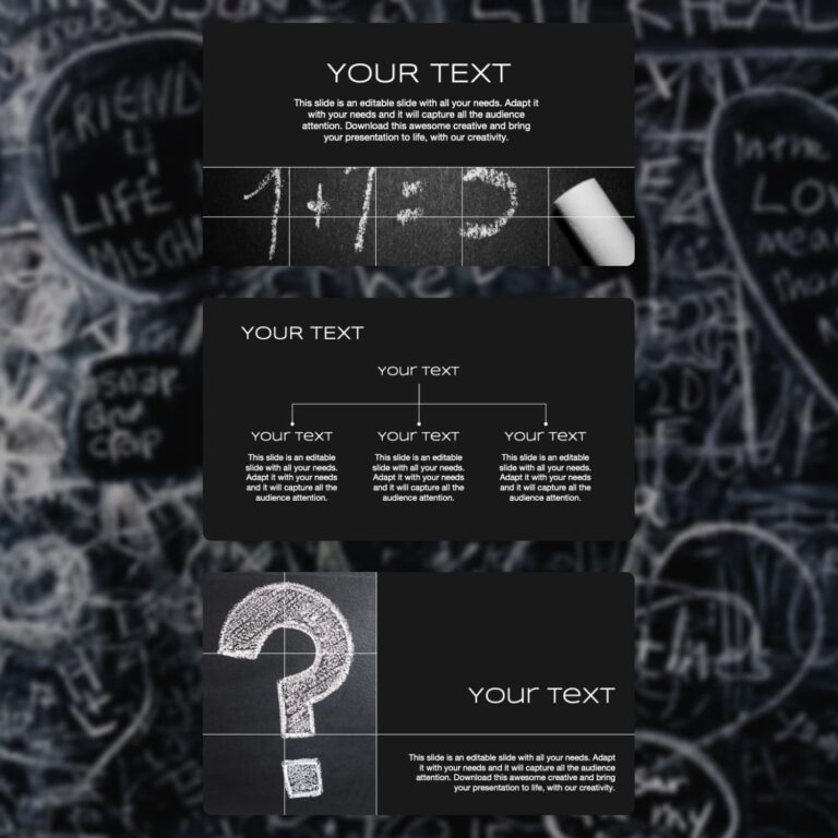 Chalkboard Powerpoint Template – MasterBundles