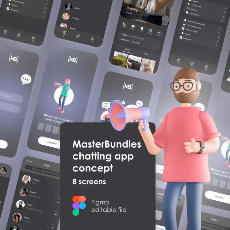 Mega Chat UI Kit Bundle – MasterBundles