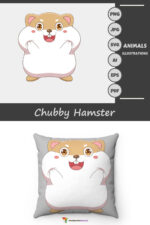 Chubby Hamster Illustration – MasterBundles