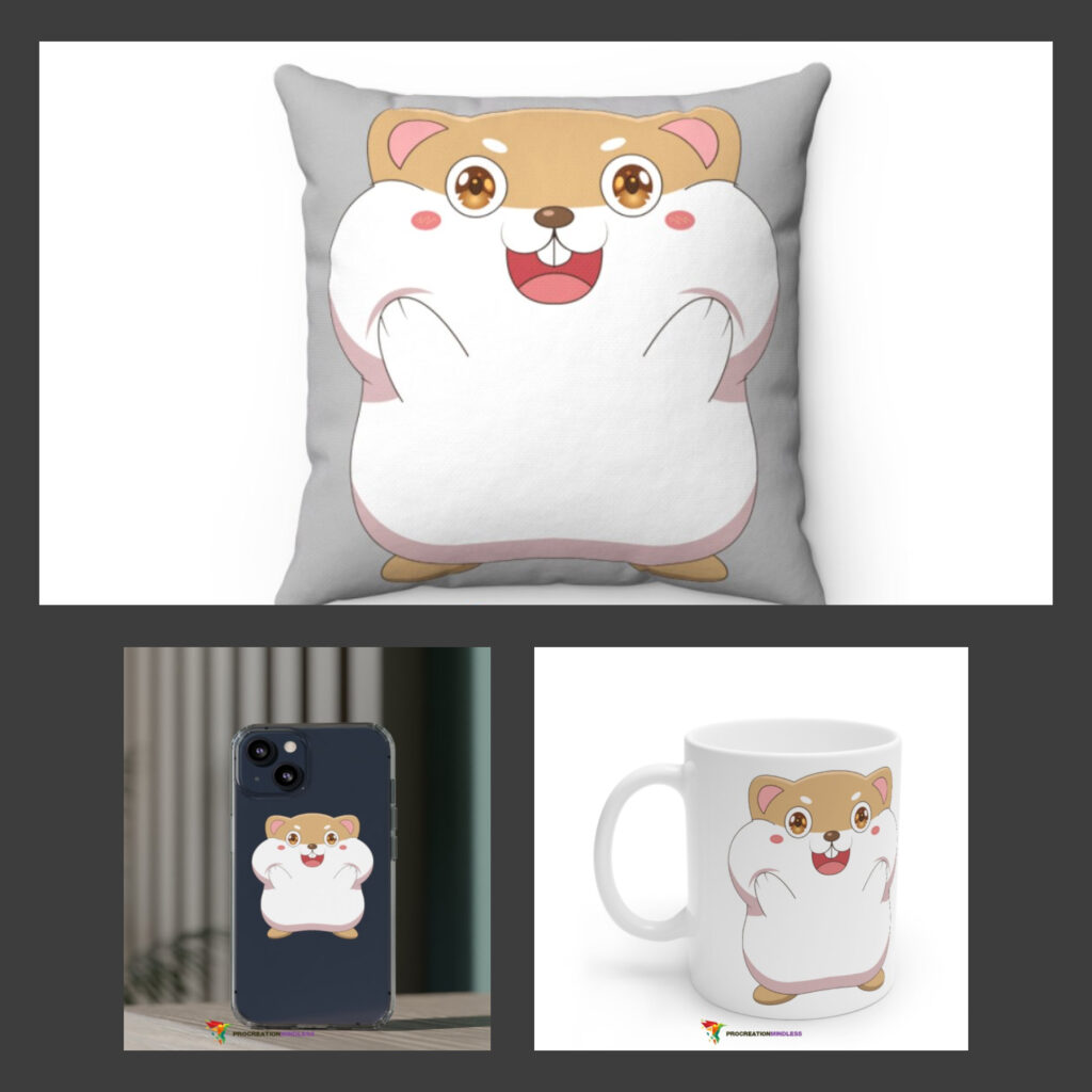 Chubby Hamster Illustration – MasterBundles