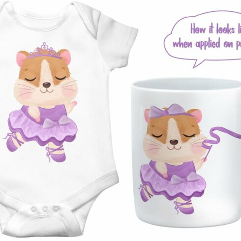 Cute Dancing Hamster Clip-Art Set | MasterBundles