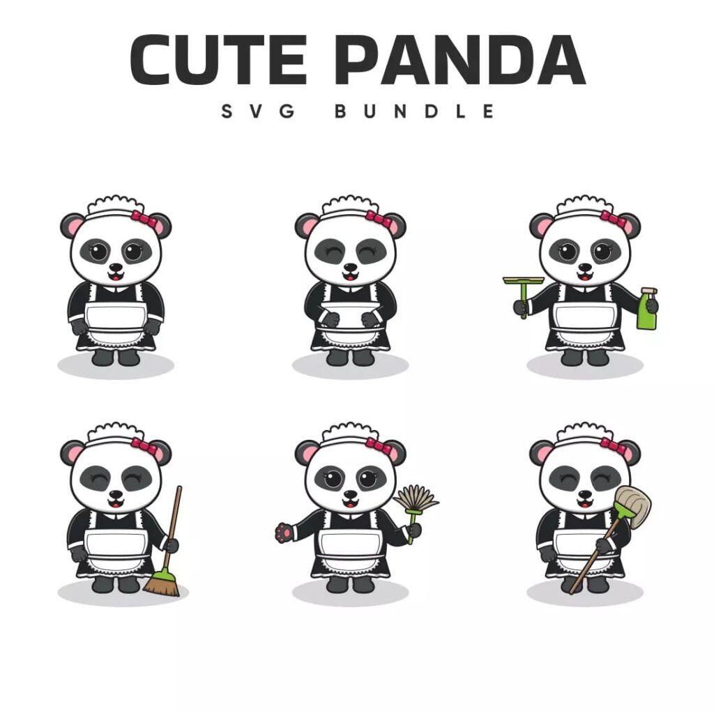 Huge Panda SVG Design Bundle – MasterBundles