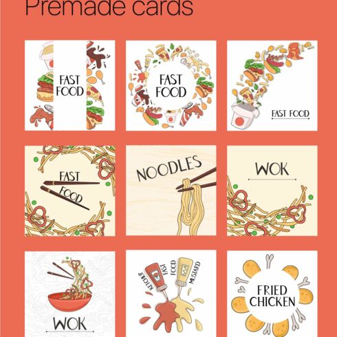 Fast Food Vector Collection | Master Bundles