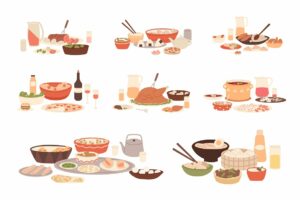 National Food For Festive Dinner Set – MasterBundles