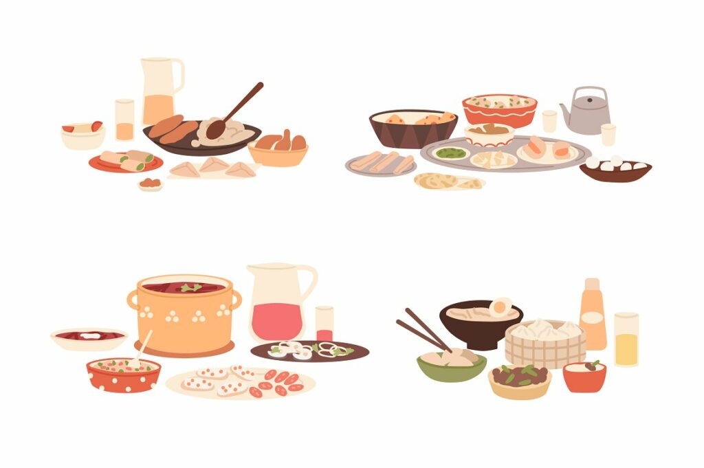 National Food For Festive Dinner Set – MasterBundles