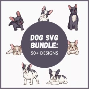 Dog SVG Bundle: 50+ Designs – MasterBundles