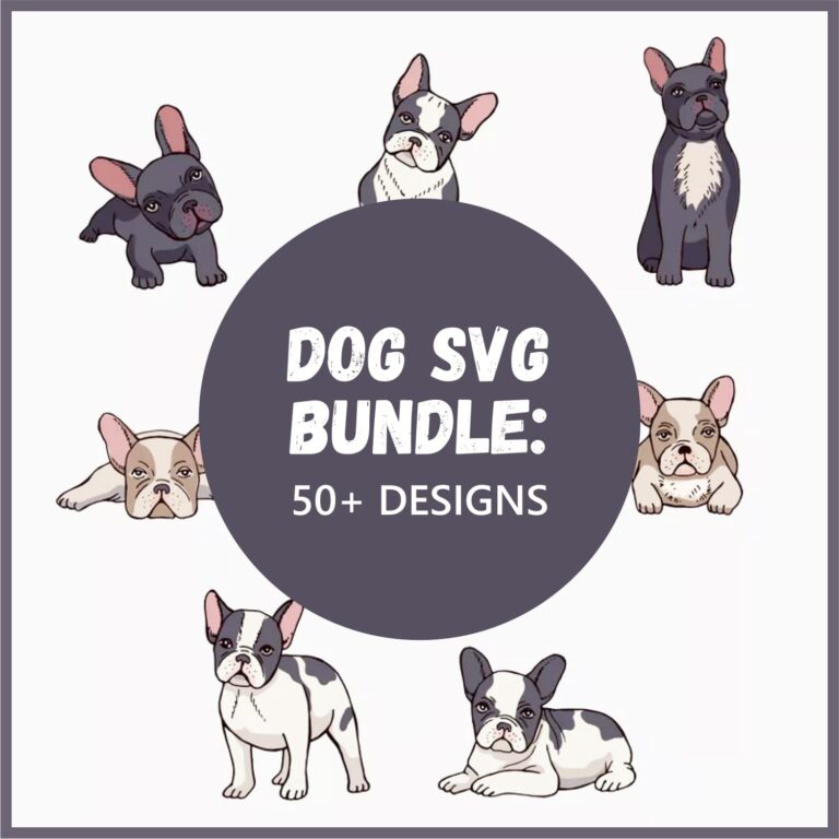 Dog SVG Bundle: 50+ Designs – MasterBundles