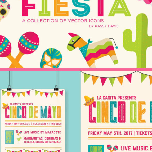 Fiesta Vector Icon Collection | Master Bundles