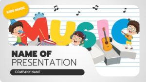 Fun Powerpoint Backgrounds For Kids Music – MasterBundles