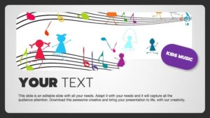 Fun Powerpoint Backgrounds For Kids Music – MasterBundles