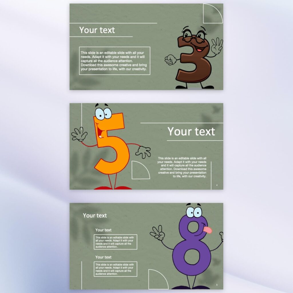Fun Powerpoint Slides For Numbers – MasterBundles