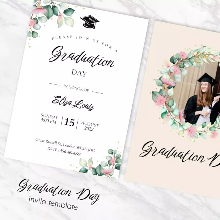 Graduation Party Invitation Templates Bundle – MasterBundles