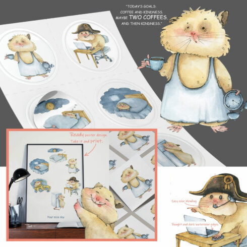 Hamster Character Set – MasterBundles