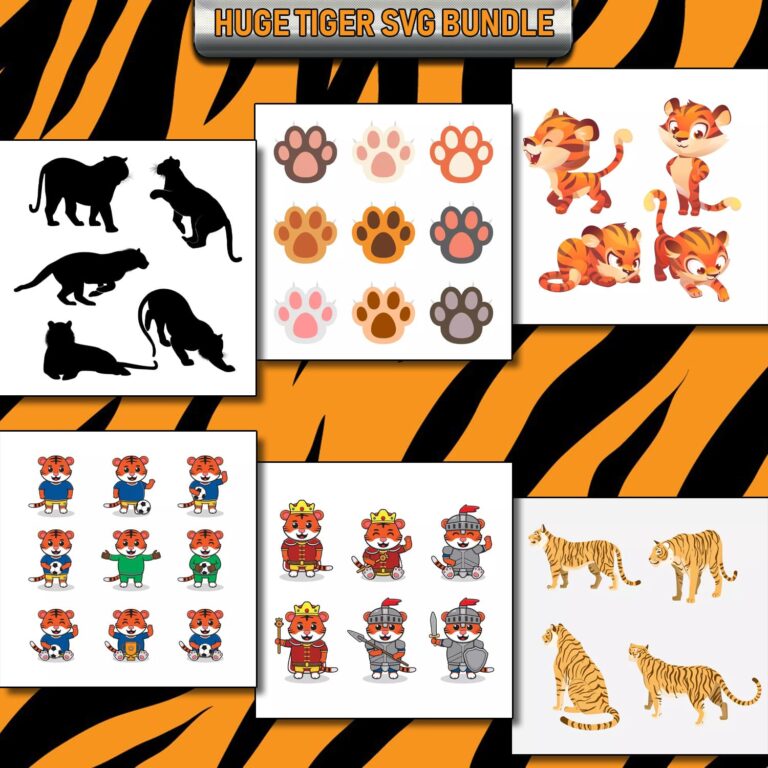 Huge Tiger SVG Bundle – MasterBundles